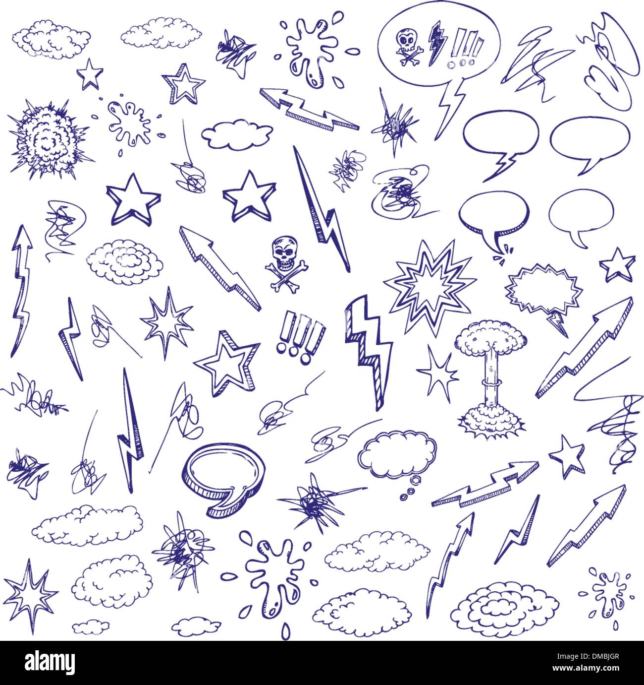 Hand drawn graffiti Stock Vector Image & Art - Alamy