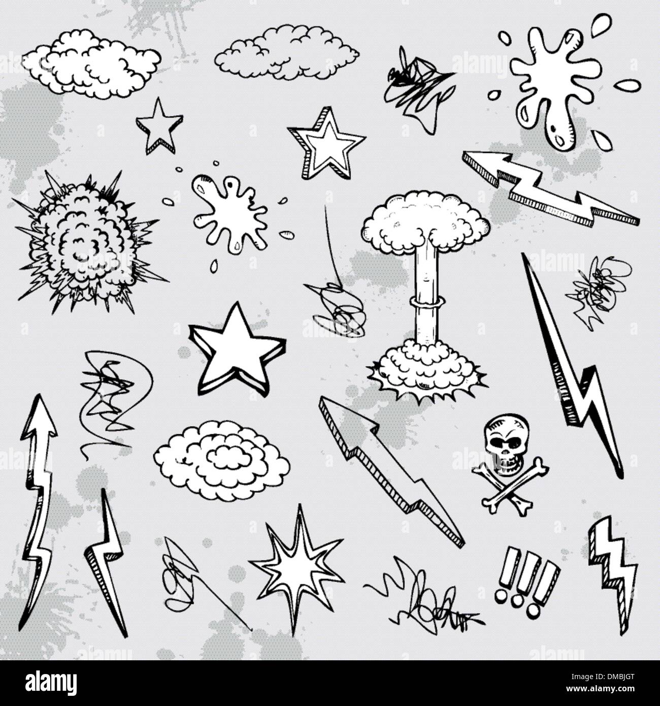 Hand drawn graffiti Stock Vector Image & Art - Alamy