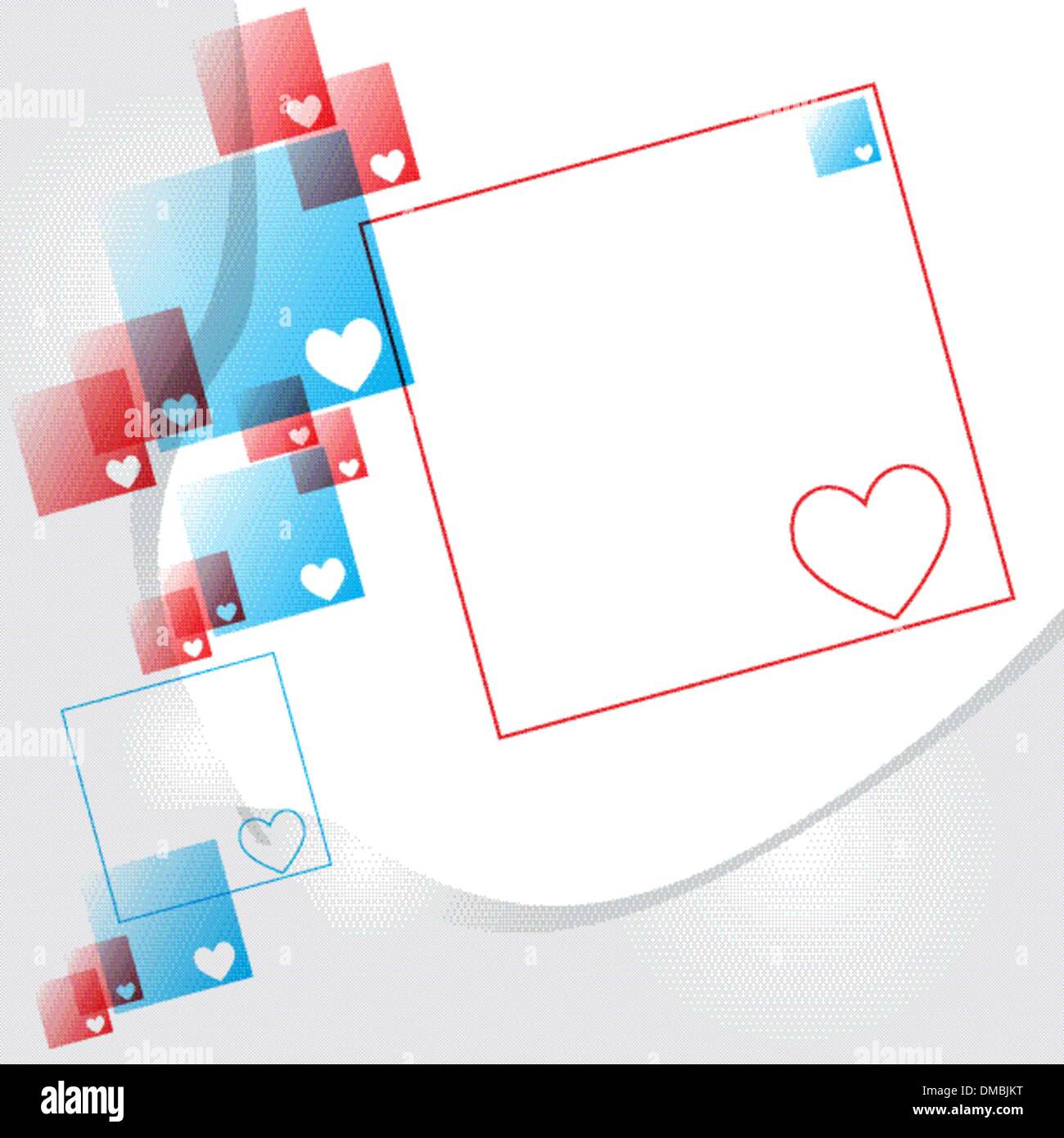 The connection of hearts Stock Vector Image & Art - Alamy