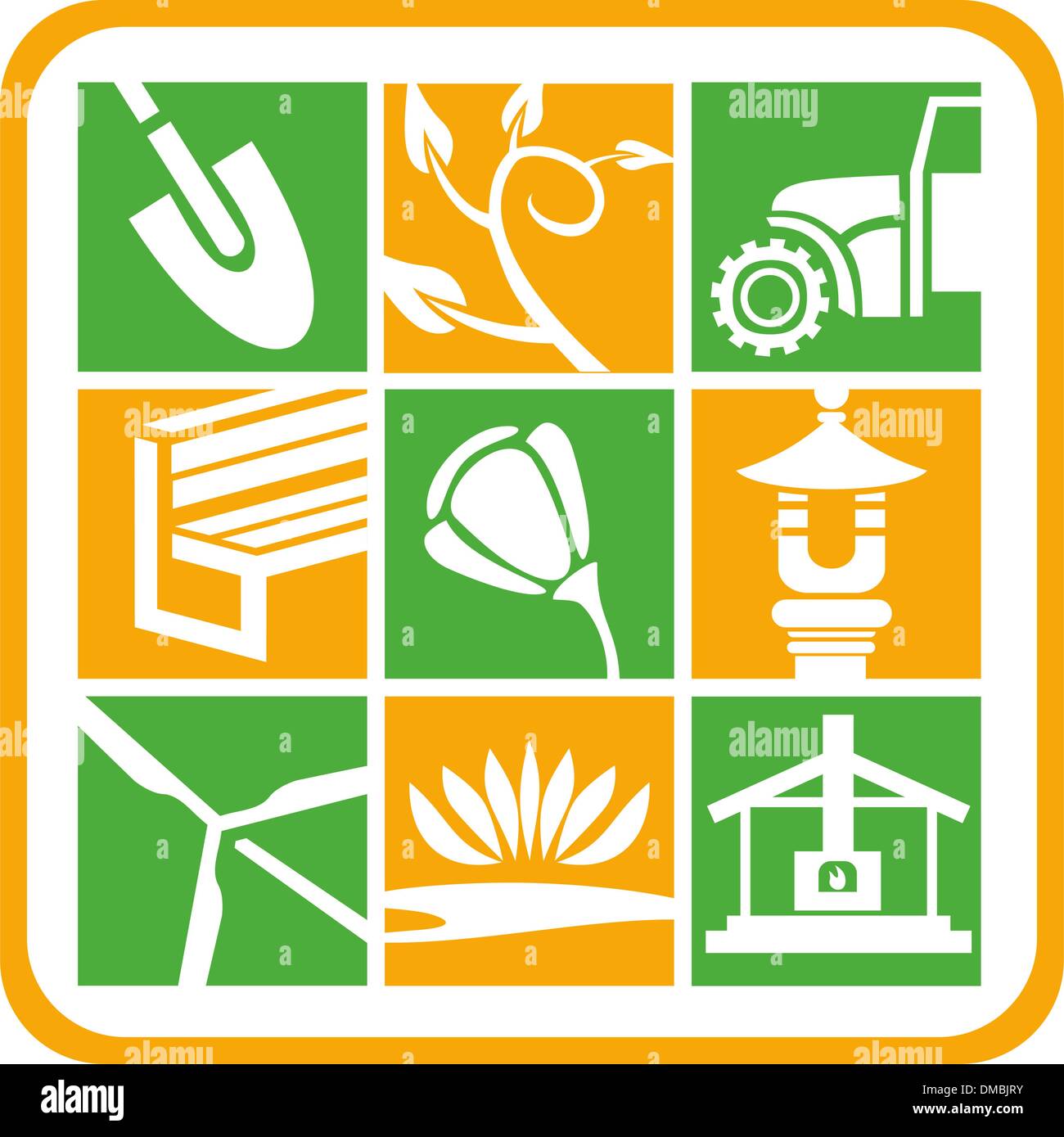 Landscape Icons Set Stock Vector Image & Art - Alamy