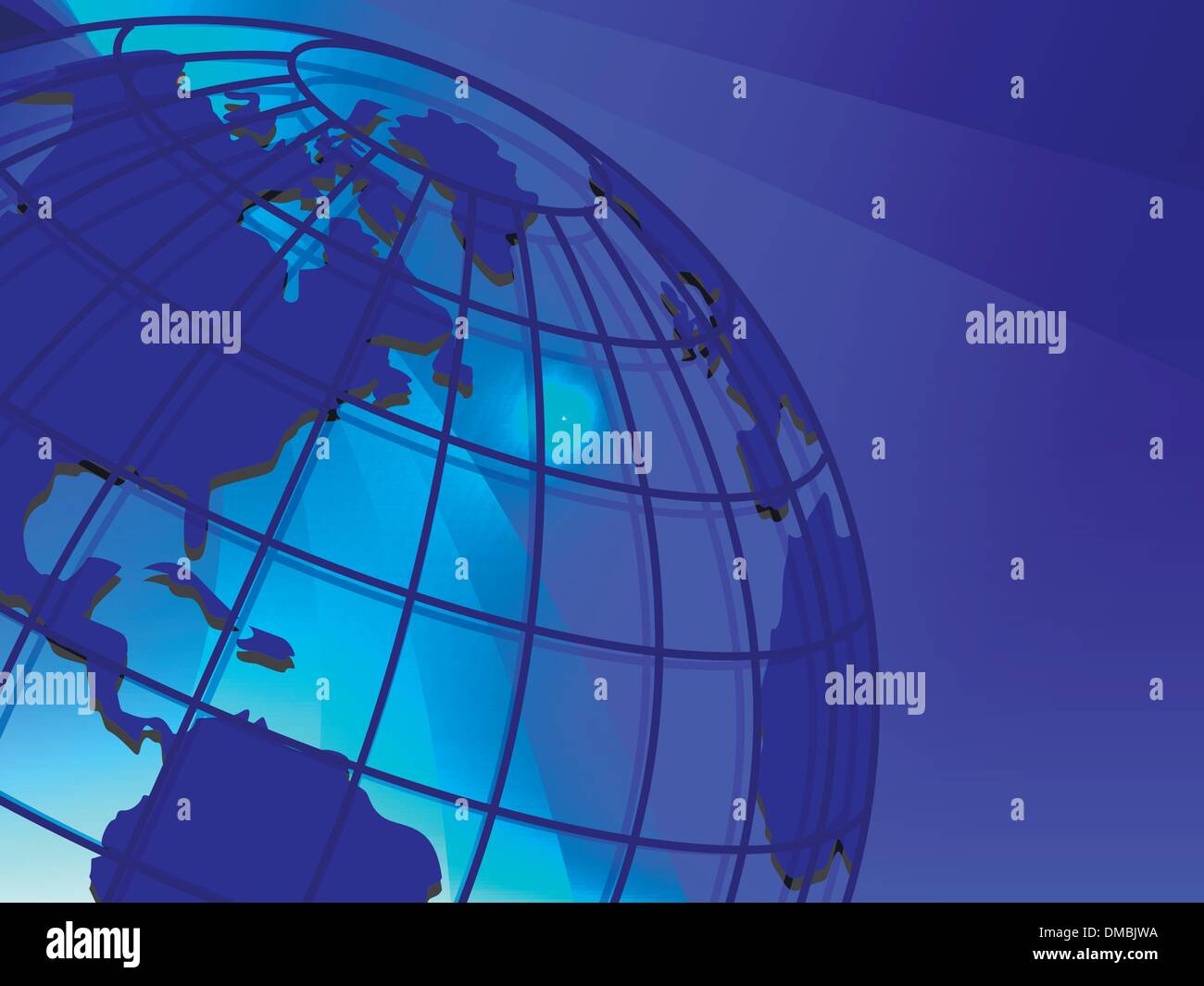 Mainland globe Stock Vector Images - Alamy
