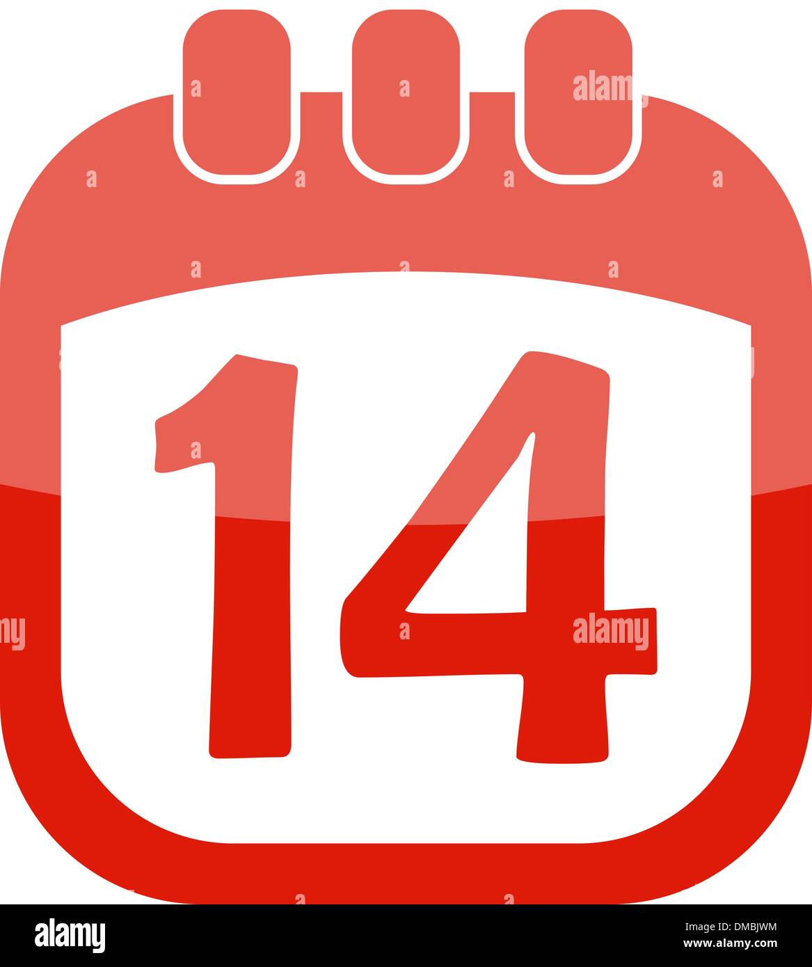icon calendar 14 Stock Vector Image & Art - Alamy