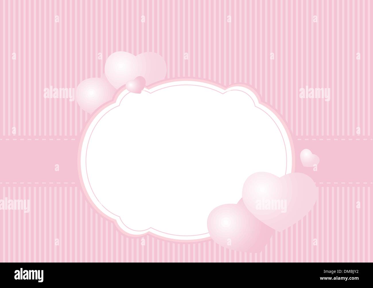 Greeting card on a pink background Stock Vector Image & Art - Alamy