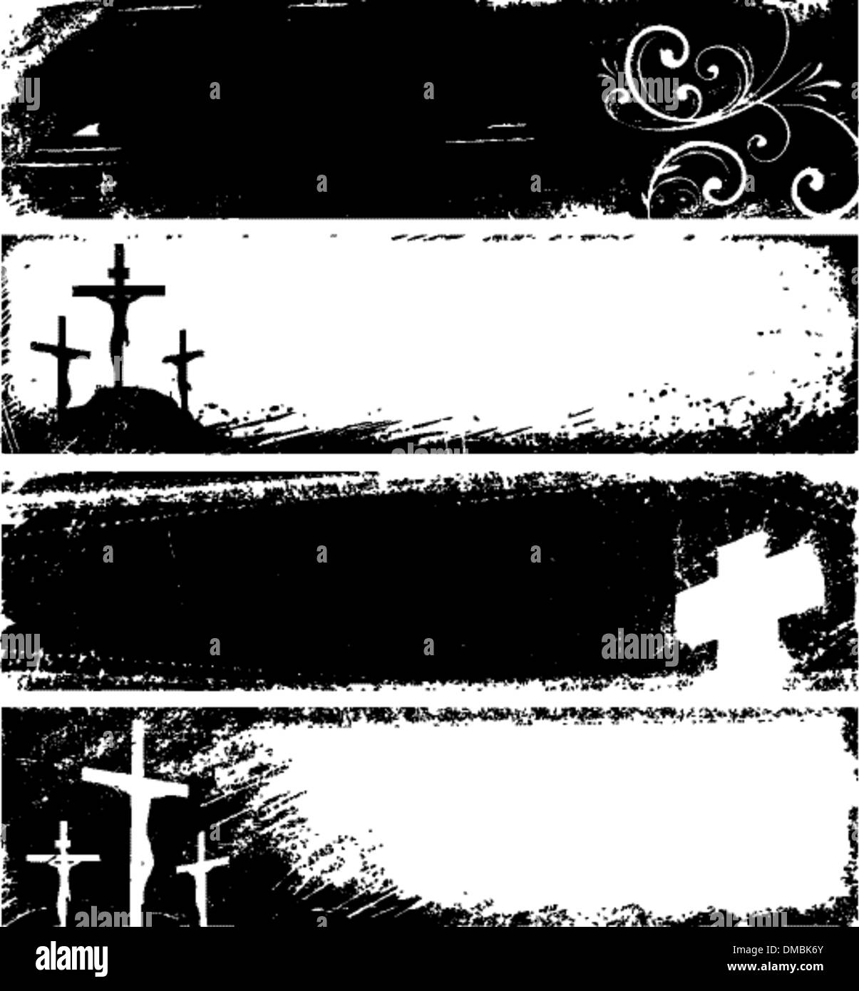 Grunge christian banners Stock Vector Image & Art - Alamy