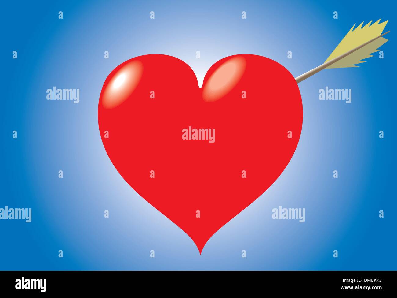 Red blue arrow on Stock Vector Images - Alamy