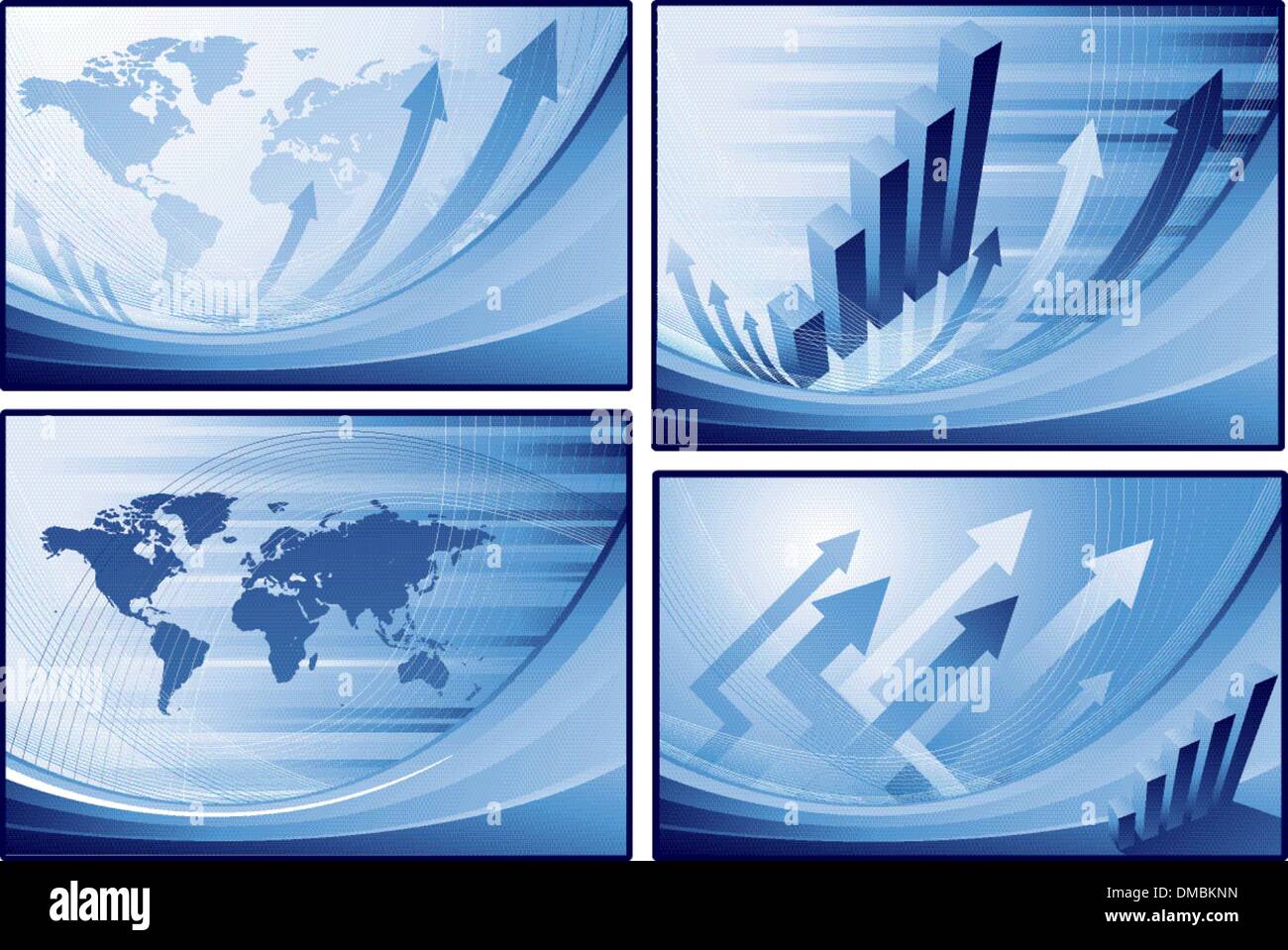 Blue finance business background Stock Vector Image & Art - Alamy
