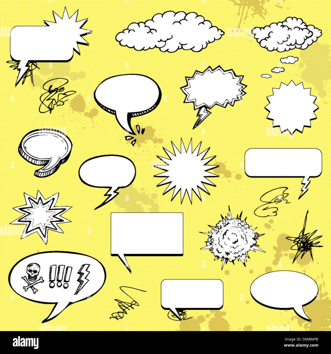 comic speech bubbles Stock Vector Image & Art - Alamy