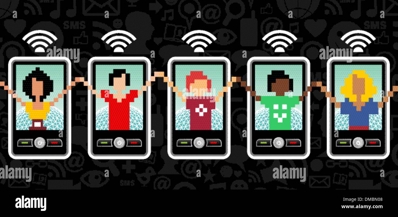 Organization communication Stock Vector Images - Alamy