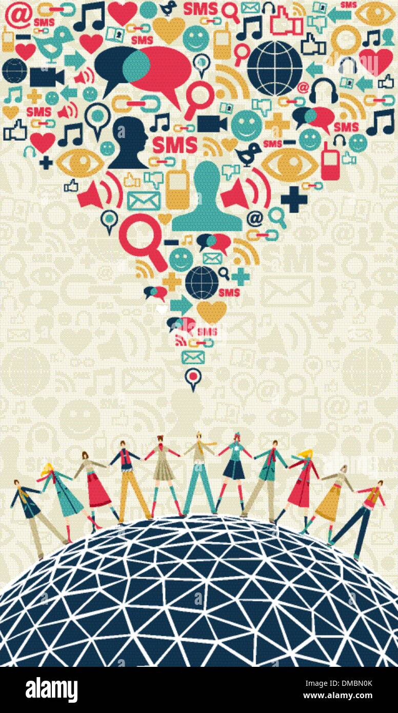 Communication people chat concept Stock Vector Images - Alamy