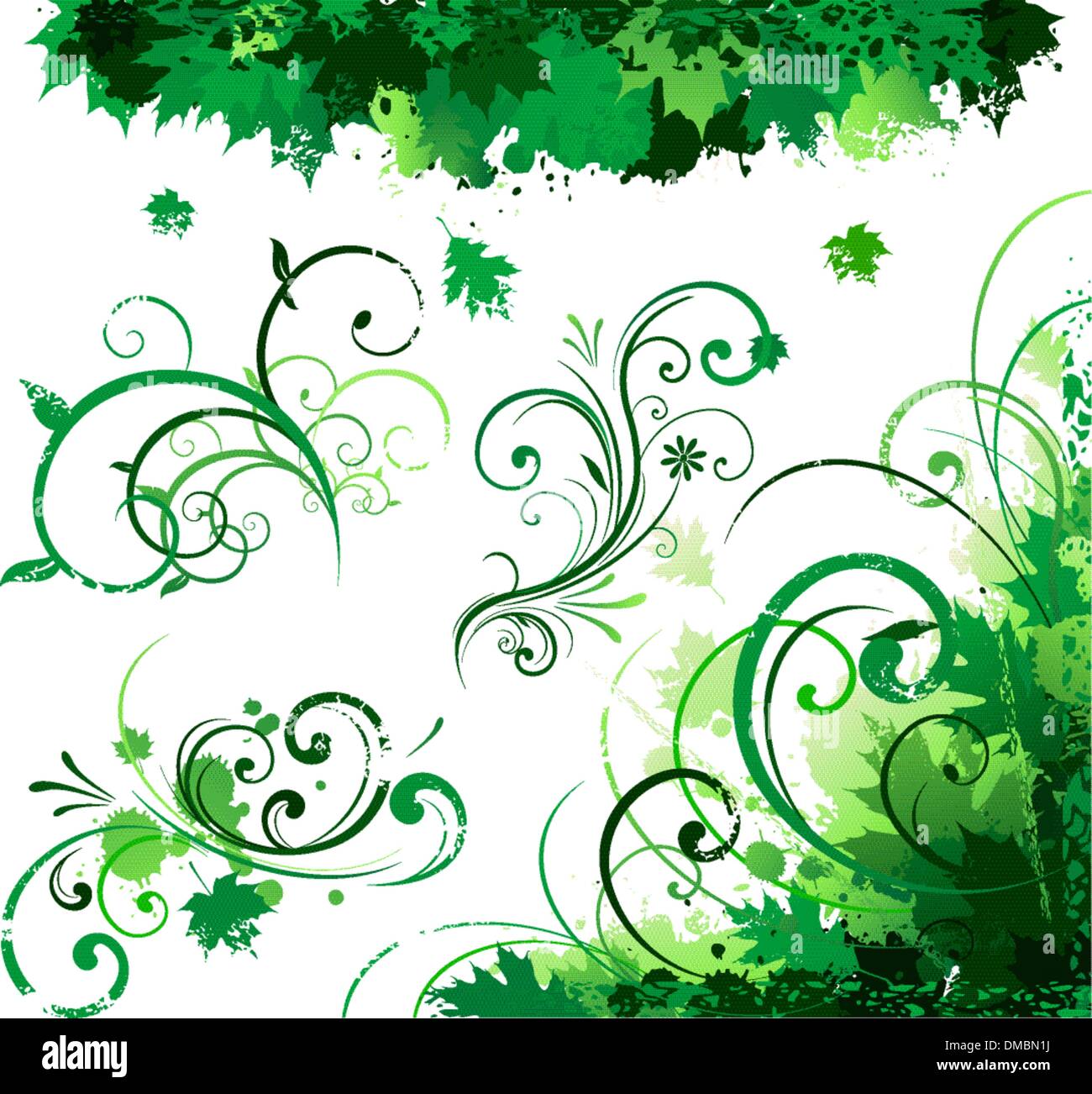 Beauty floral border Stock Vector Image & Art - Alamy