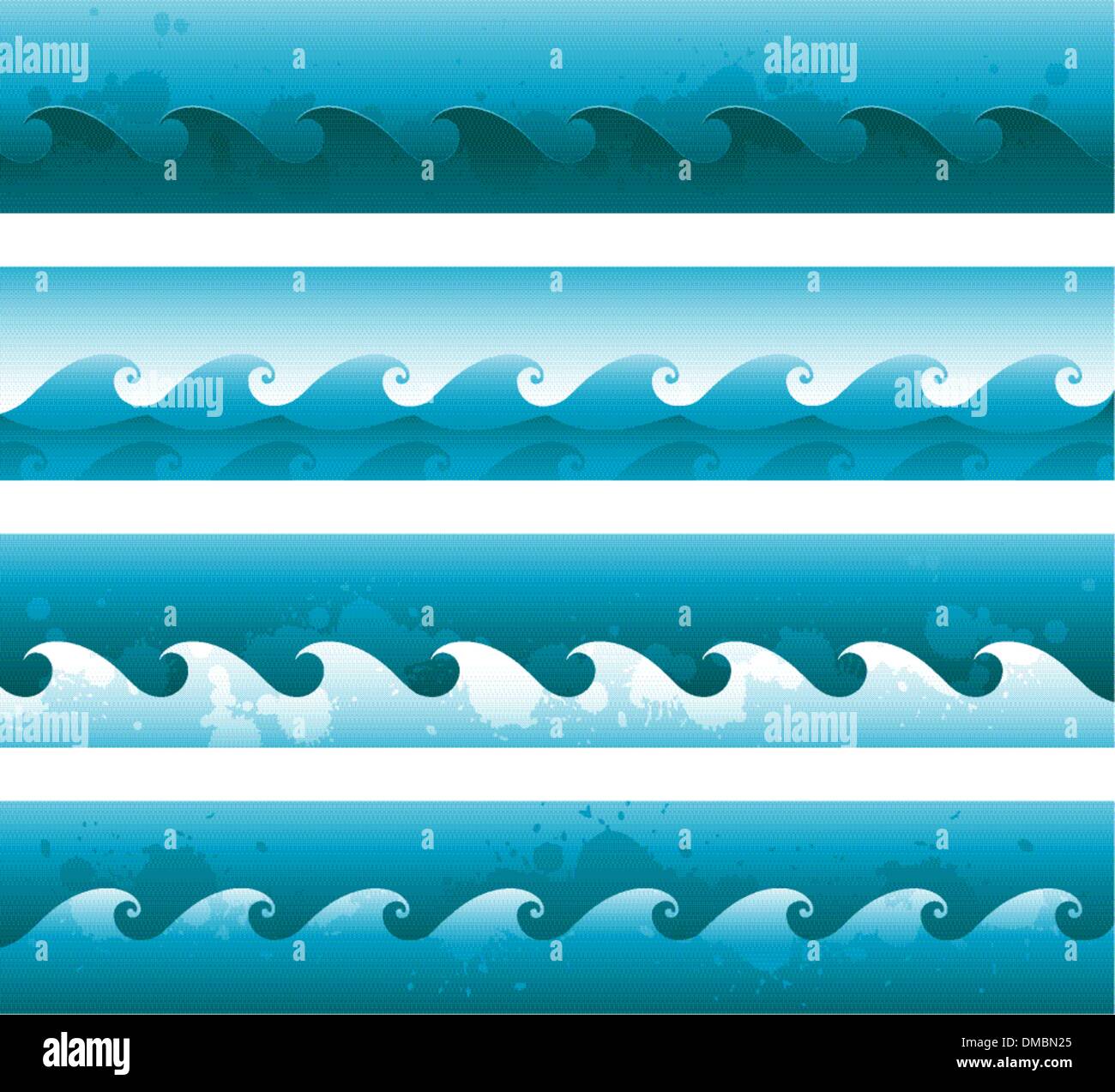 Seamless wave pattern Stock Vector Image & Art - Alamy