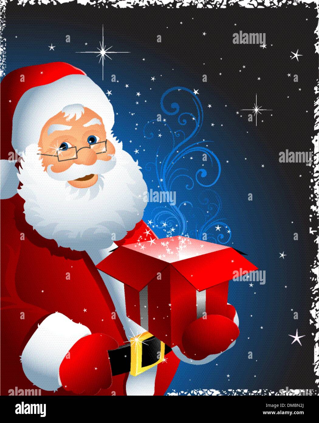 One santa claus man Stock Vector Images - Alamy