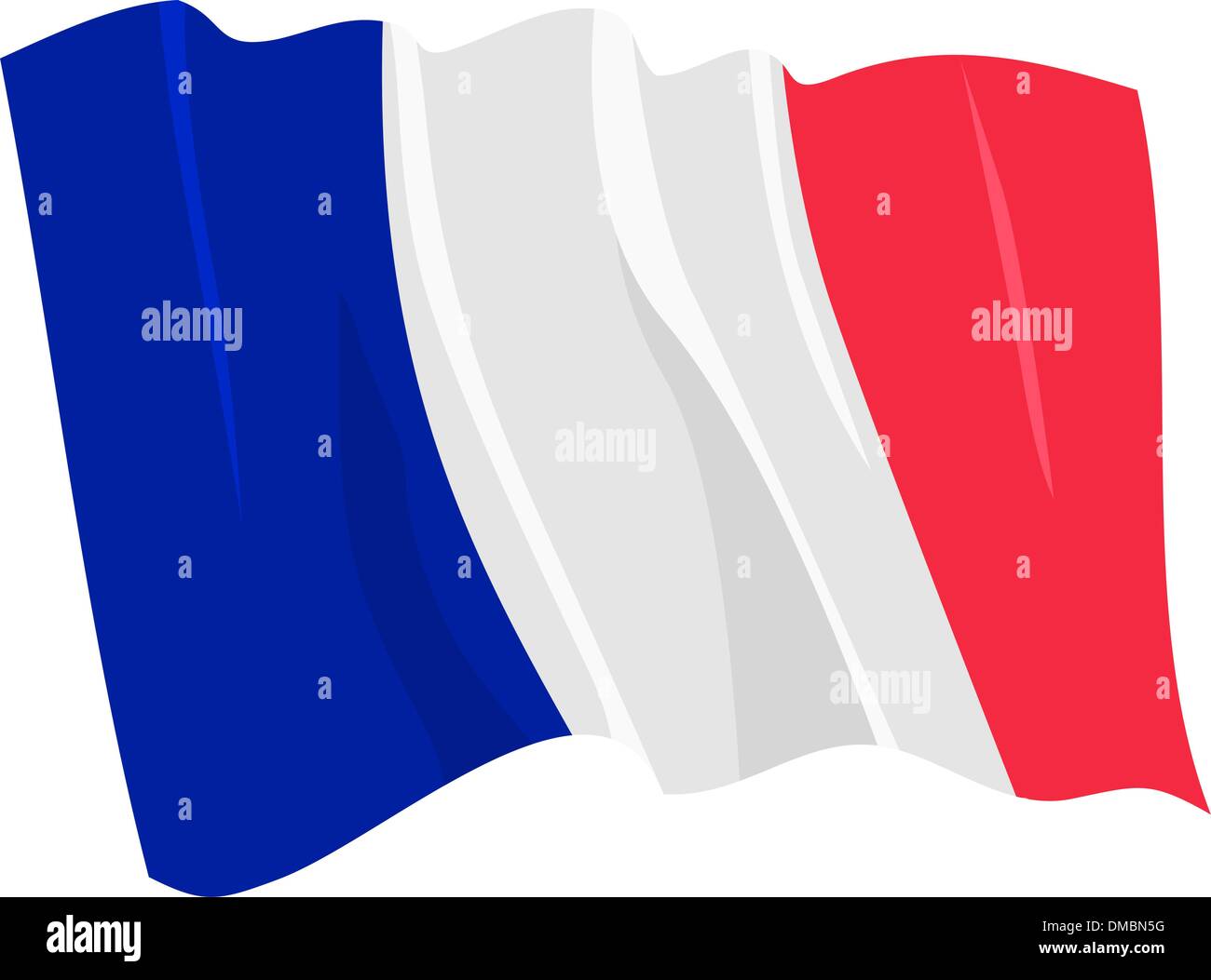 Political waving flag of France Stock Vector Image & Art - Alamy