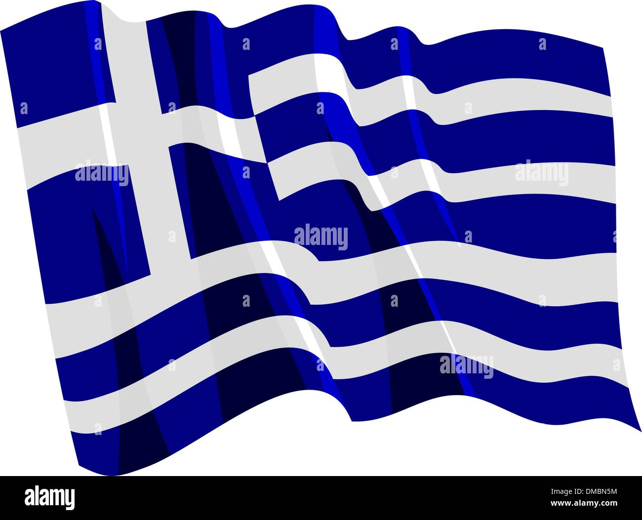 Political waving flag of Greece Stock Vector Image & Art - Alamy