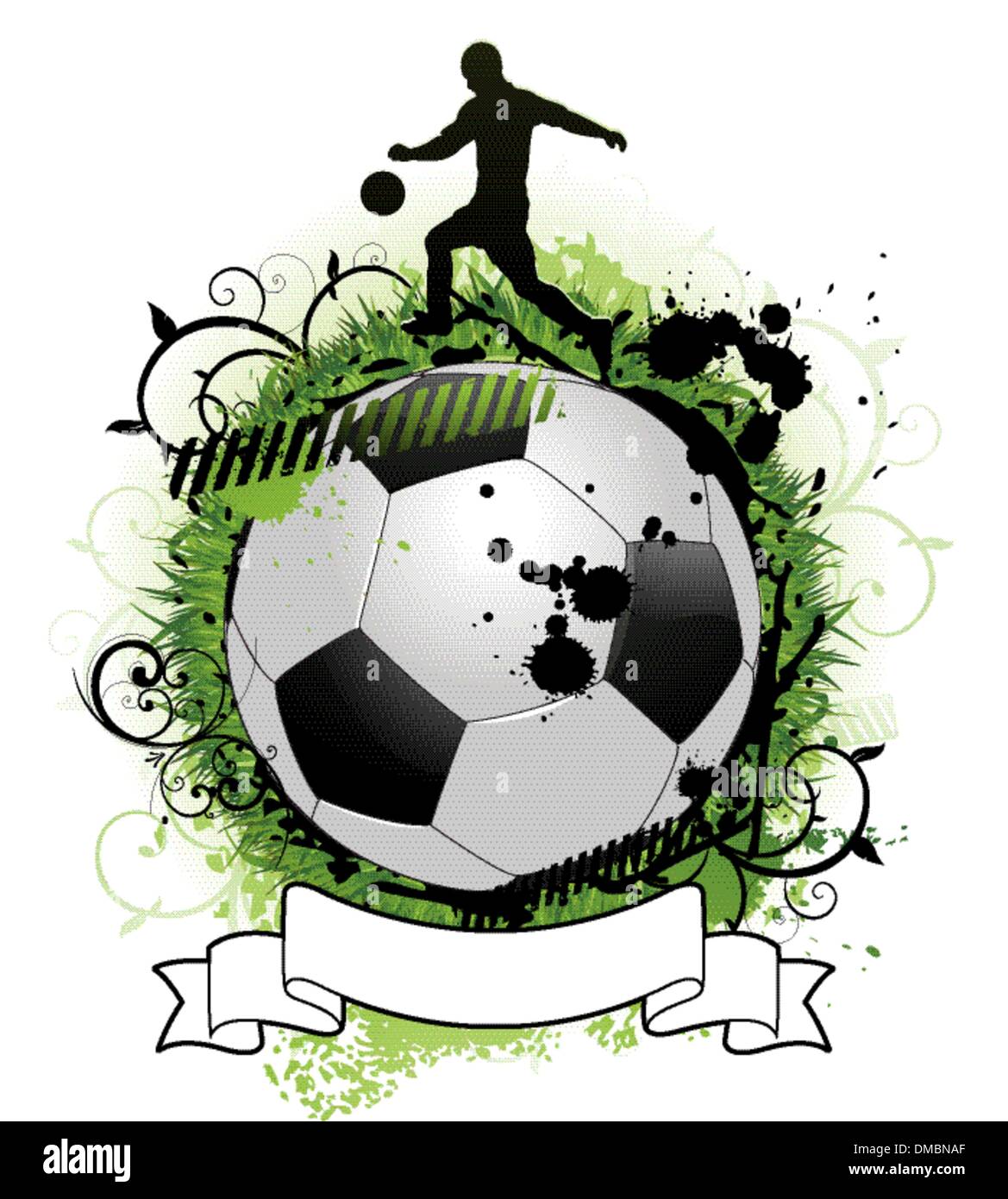 Brochure background green Cut Out Stock Images & Pictures - Alamy