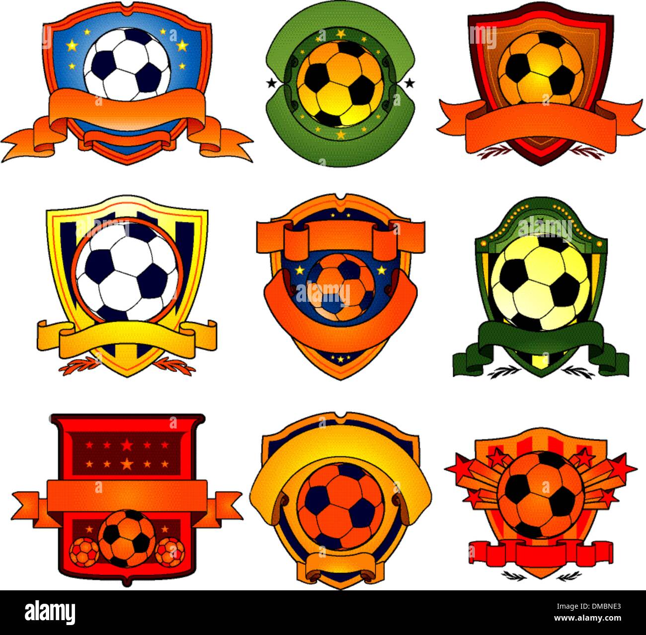 Color Soccer emblem Stock Vector Image & Art - Alamy