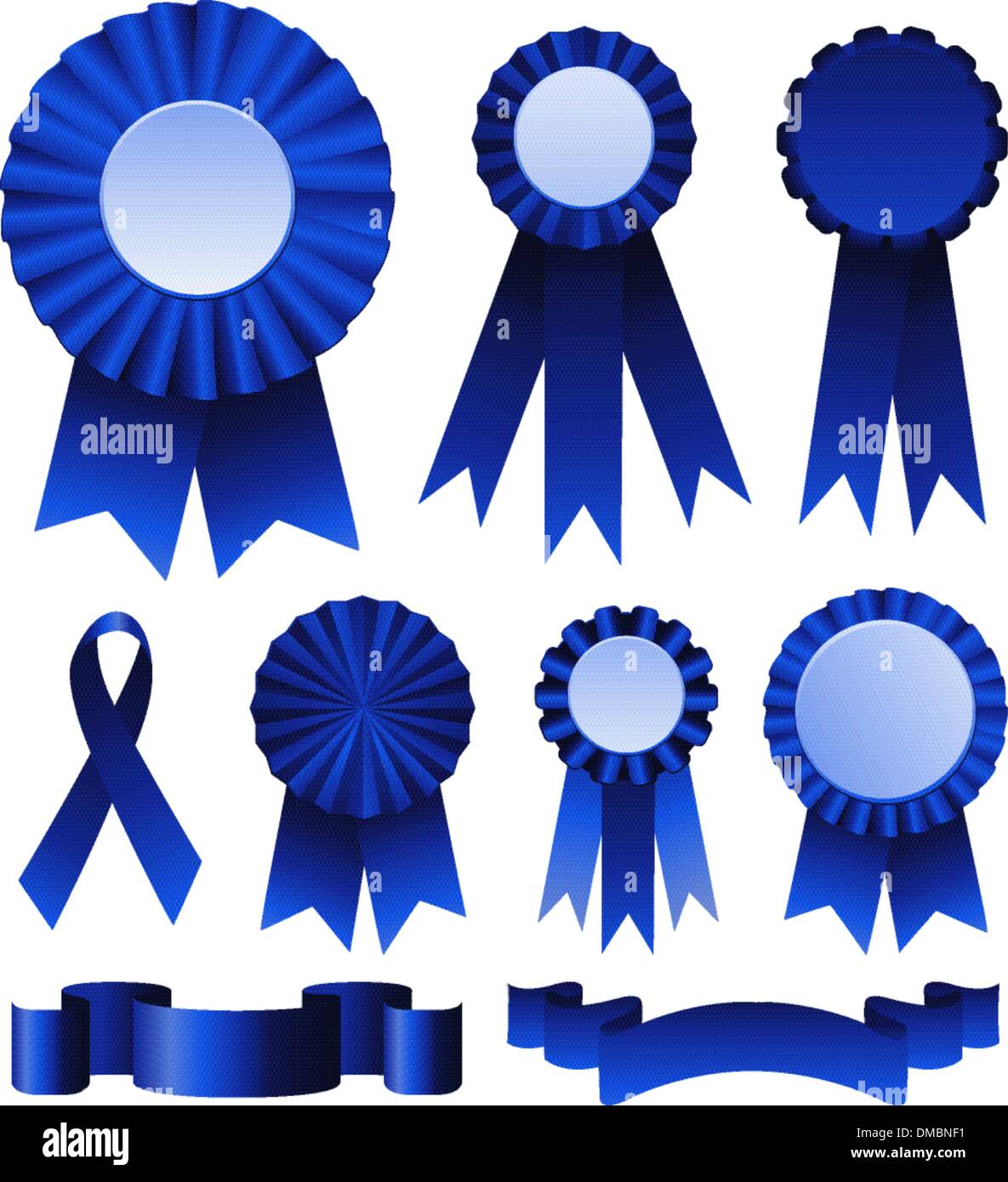 Certificate award ribbons badge white hi-res stock photography and ...