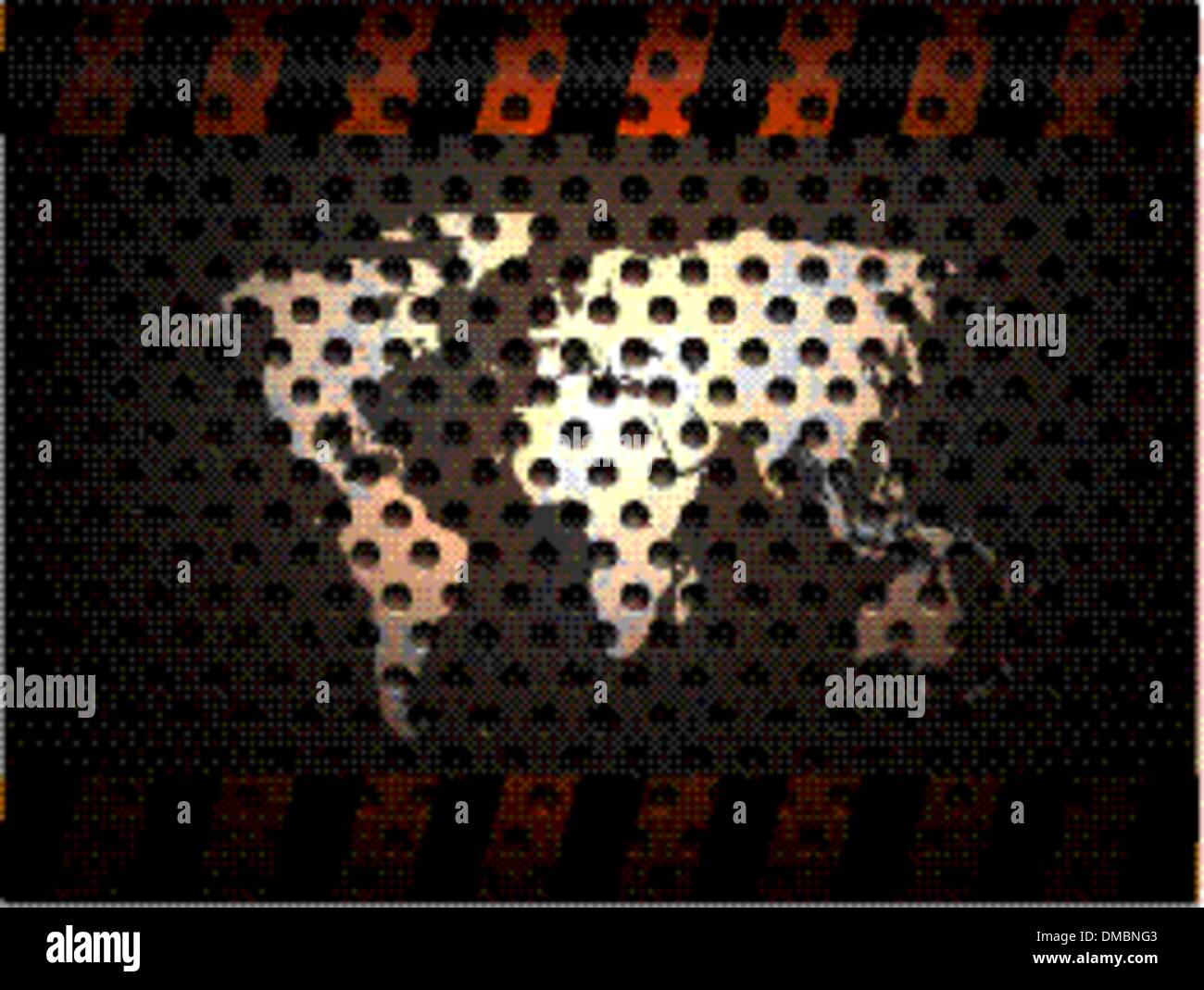 Metal name plate on Stock Vector Images - Alamy