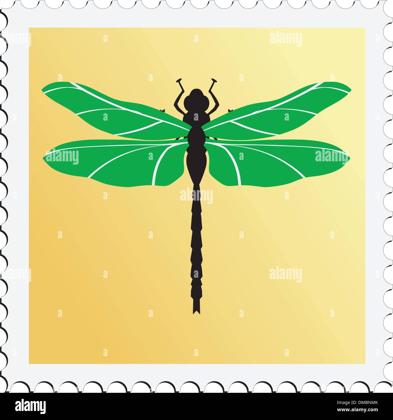 stamp with image of dragonfly Stock Vector Image & Art - Alamy