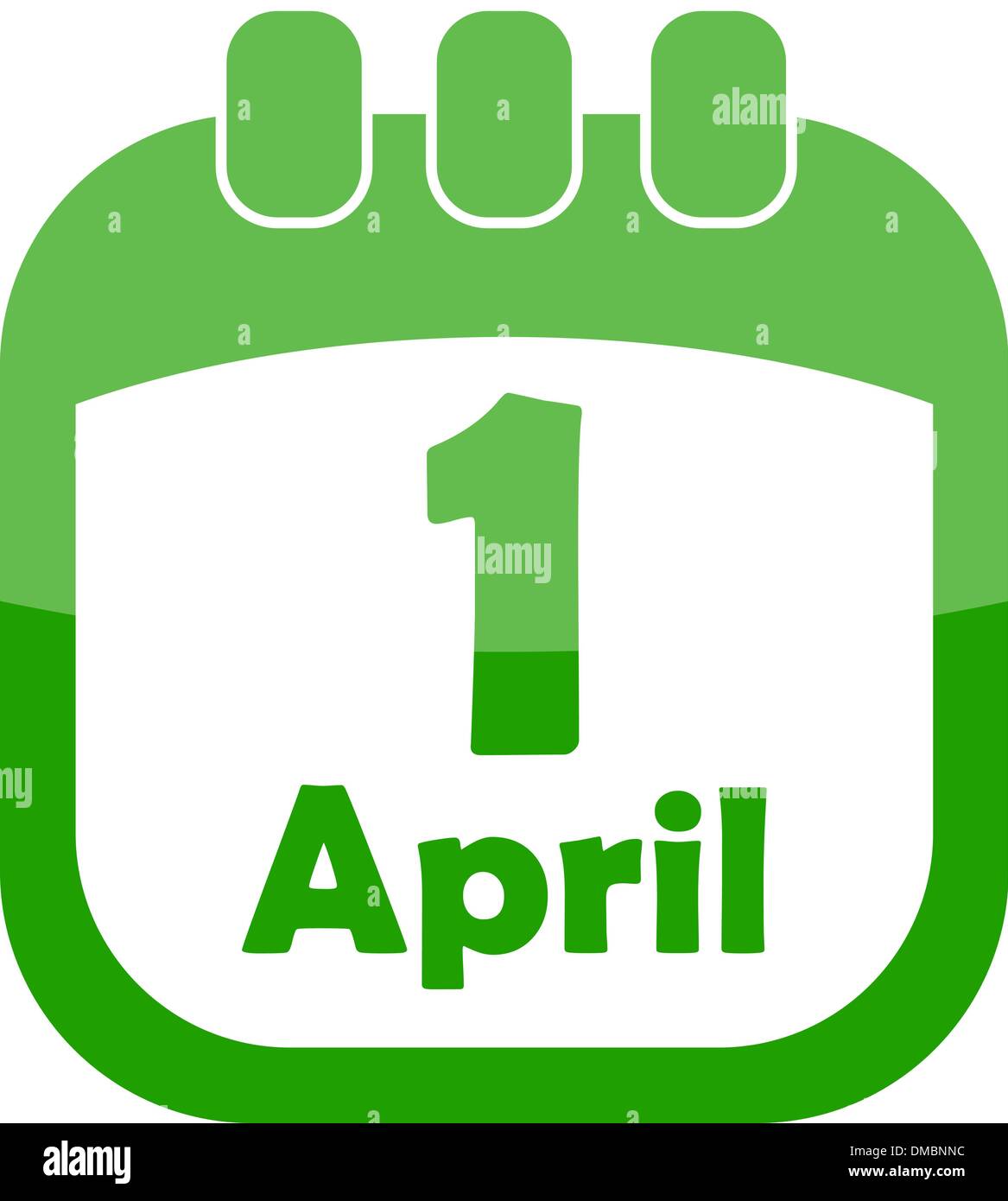 Icon 1 April Calendar Stock Vector Image & Art - Alamy