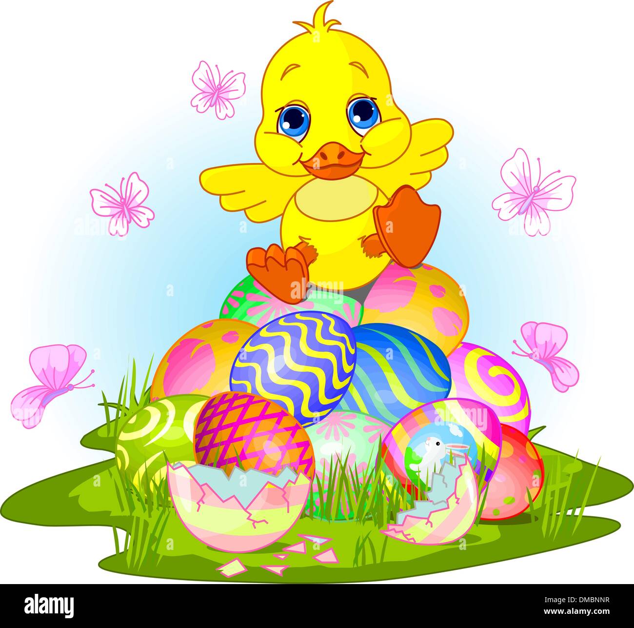 Butterfly duck Stock Vector Images - Alamy