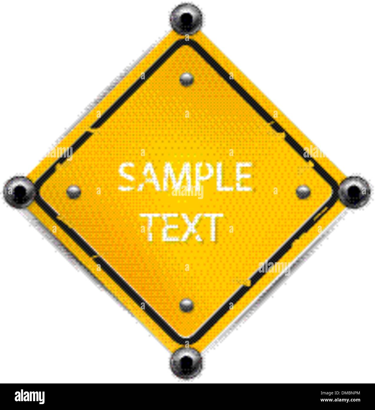 Blank Yellow Warning Signs High Resolution Stock Photography and Images ...
