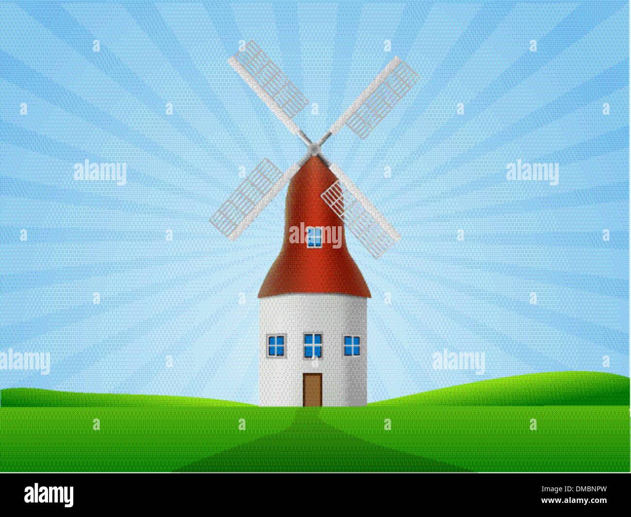 Village power lines Stock Vector Images - Alamy