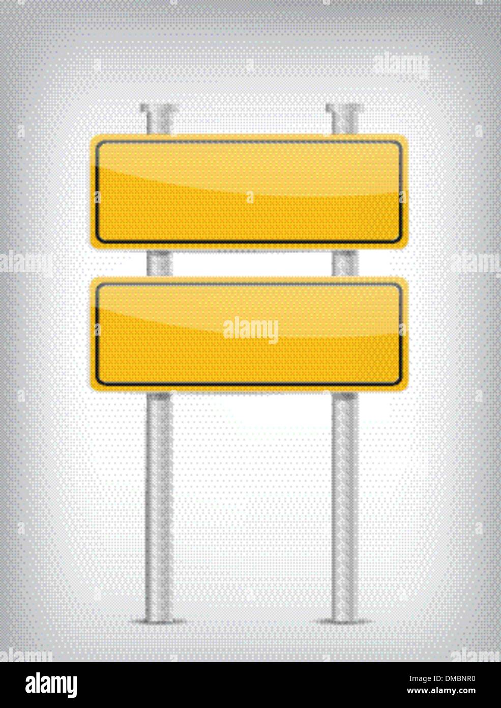 Motorway sign blank Stock Vector Images - Alamy