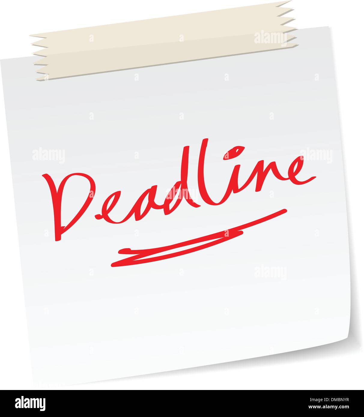 Urgent deadline Stock Vector Images - Alamy