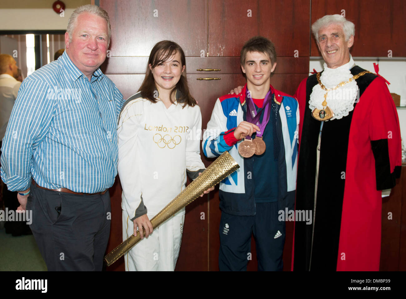 Mike Penning MP Hemel Hempstead torchbearer Rachel Gower Max Whitlock ...