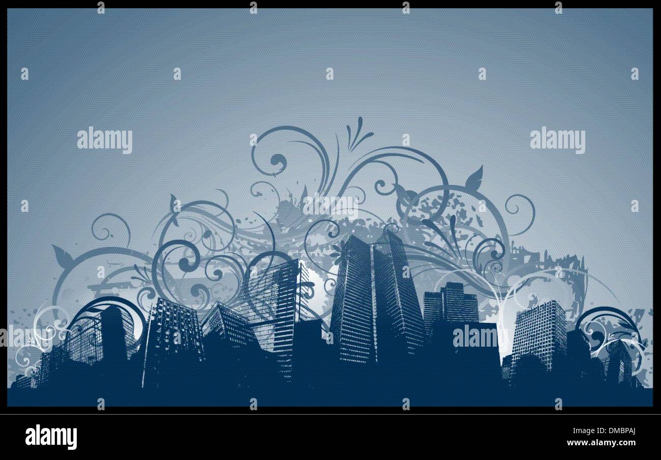 Abstract city design Stock Vector Image & Art - Alamy