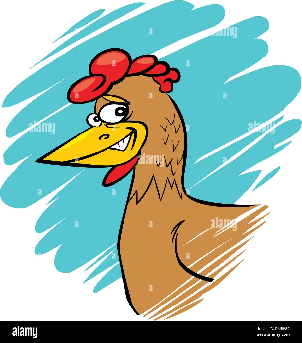 Hen caricature hi-res stock photography and images - Alamy