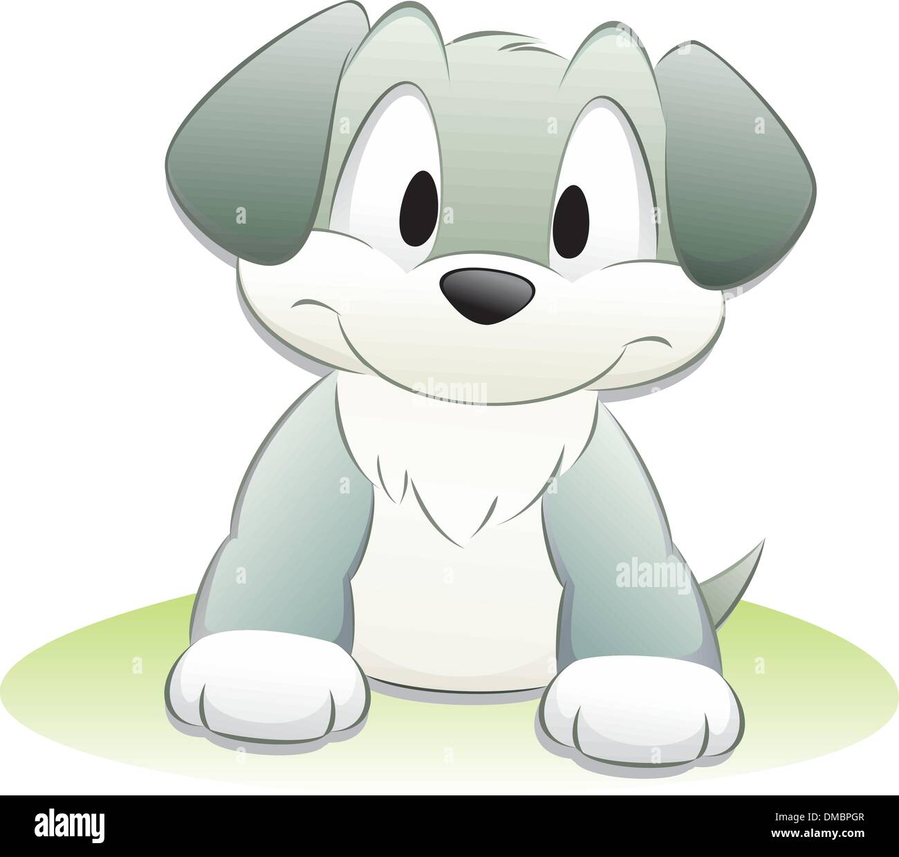 Cartoon dog cute Stock Vector Images - Alamy