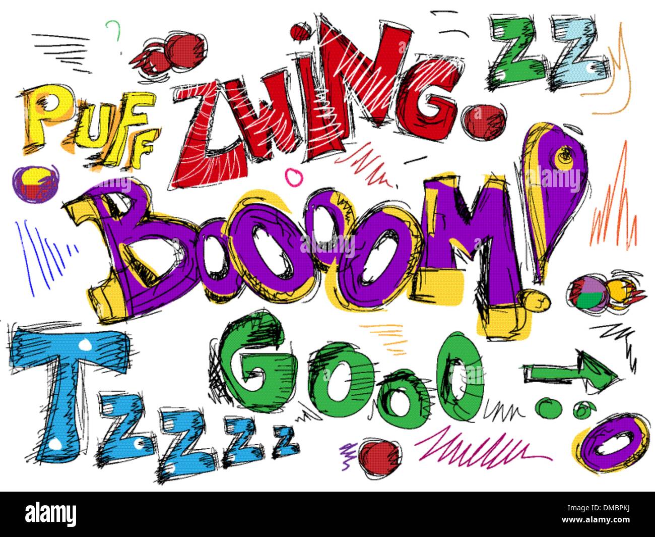 Comic Book Words Collection Stock Vector Image & Art - Alamy