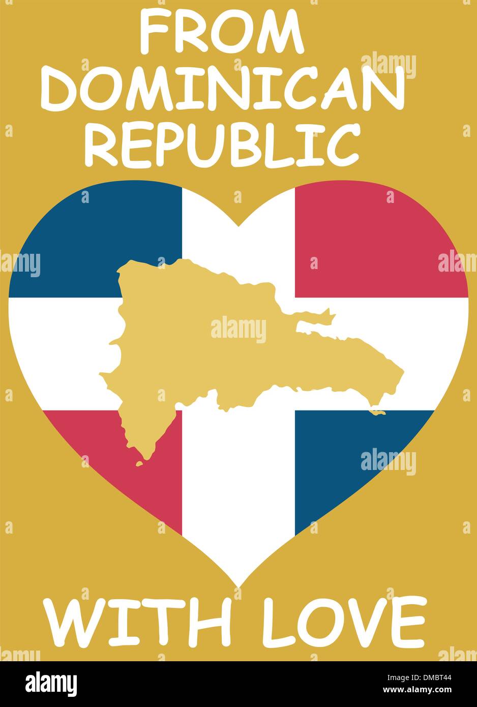 Dominican republic map map Stock Vector Images - Alamy