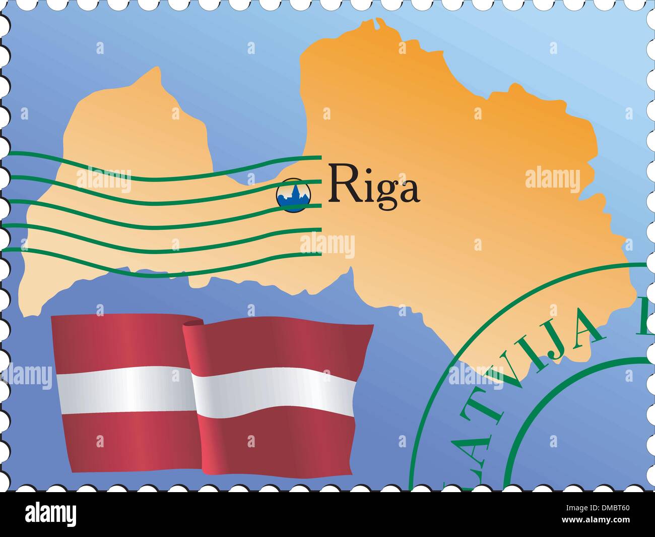 Map of riga Stock Vector Images - Alamy