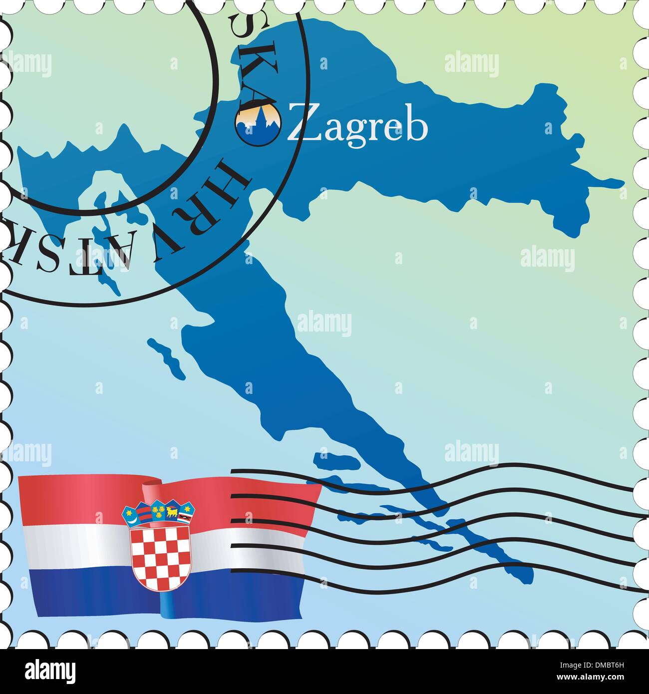 Map of zagreb Stock Vector Images - Alamy