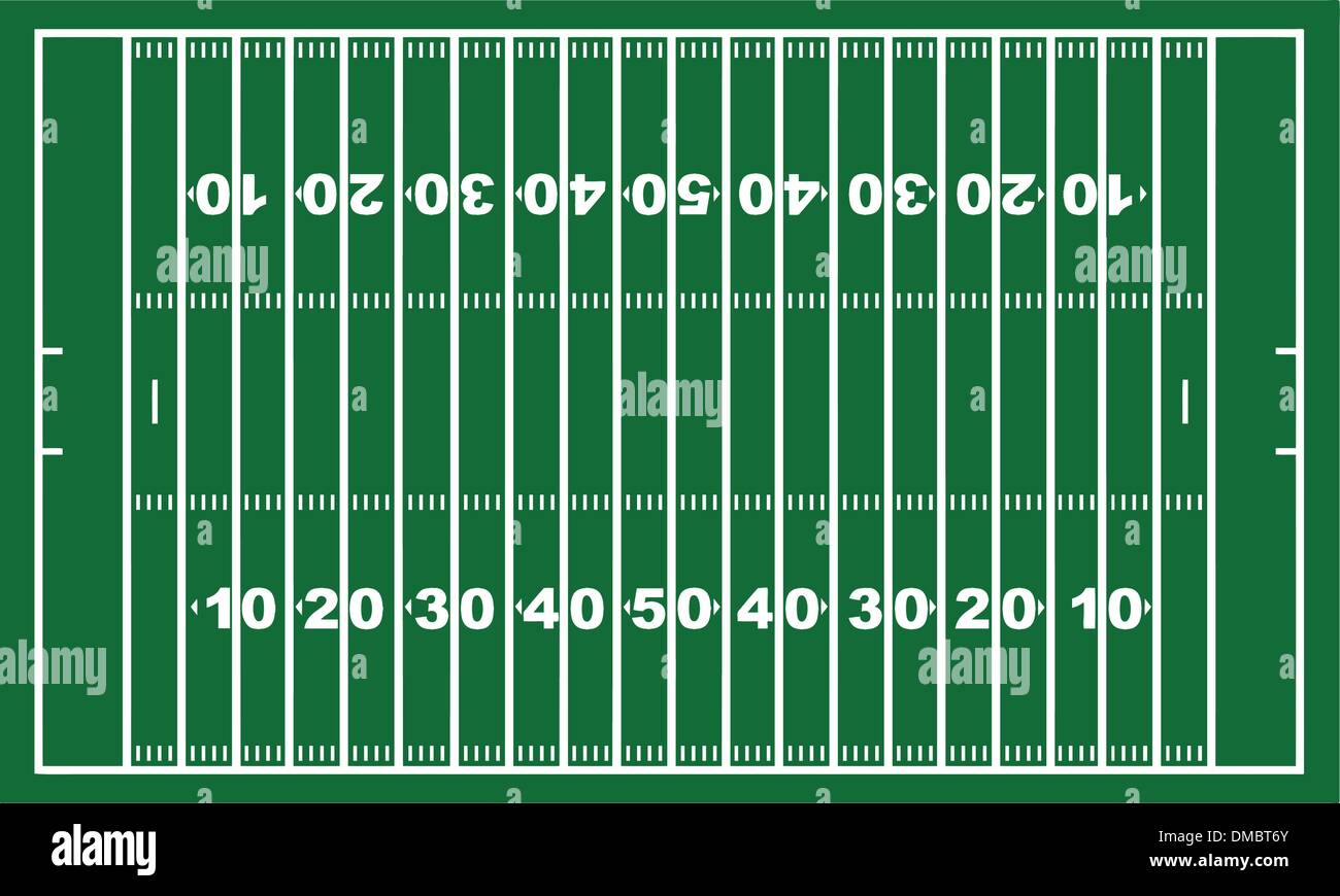 American football field markings Stock Vector Images - Alamy