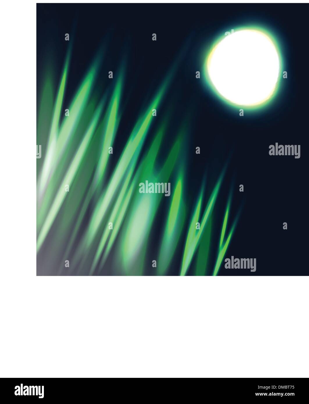 Panorama lawn grass Stock Vector Images - Alamy