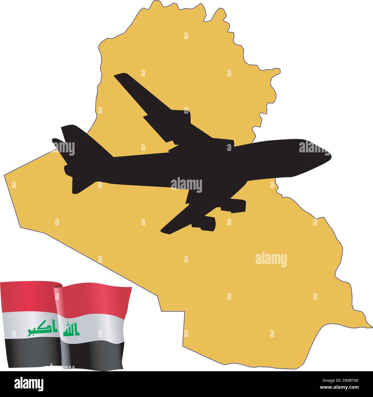 fly me to the Iraq Stock Vector Image & Art - Alamy