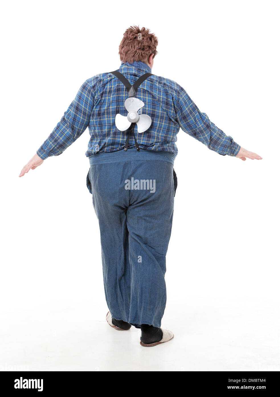 Overweight man profile hi-res stock photography and images - Alamy