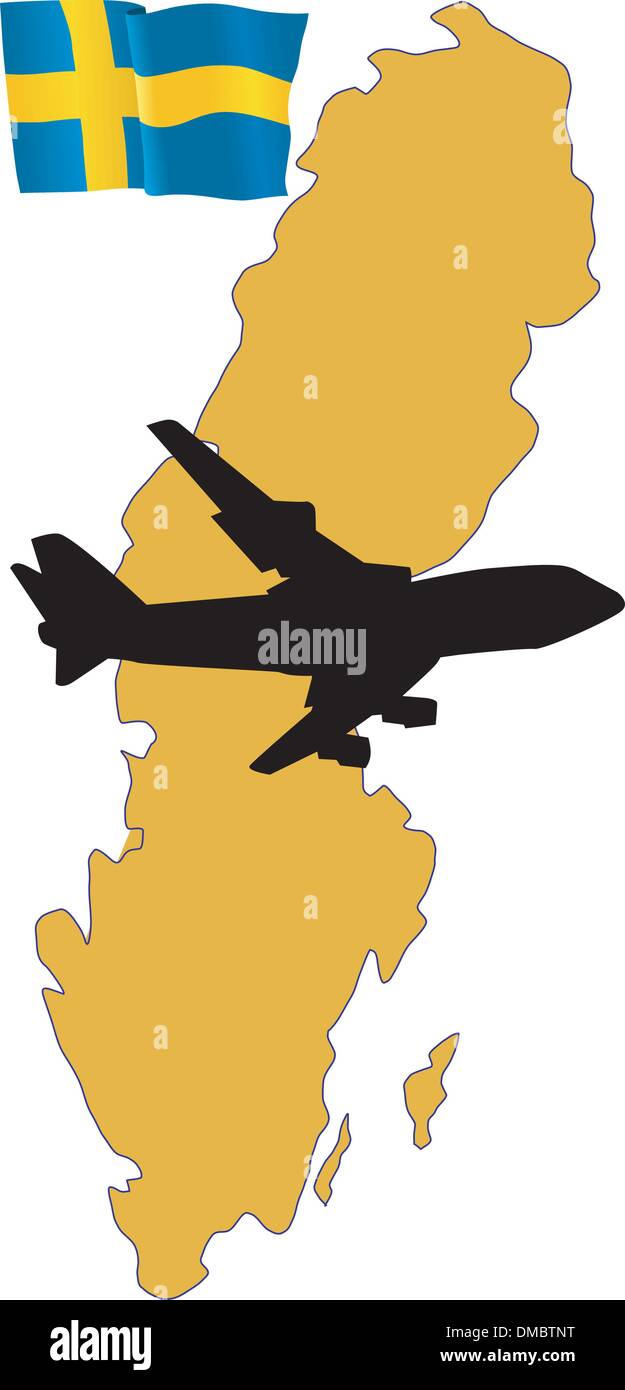 Silhouette sweden Stock Vector Images - Alamy