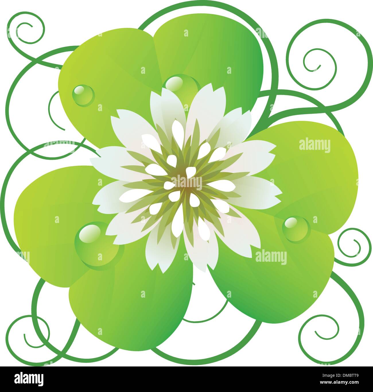 Three leaf clover icon vector vectors hi-res stock photography and ...