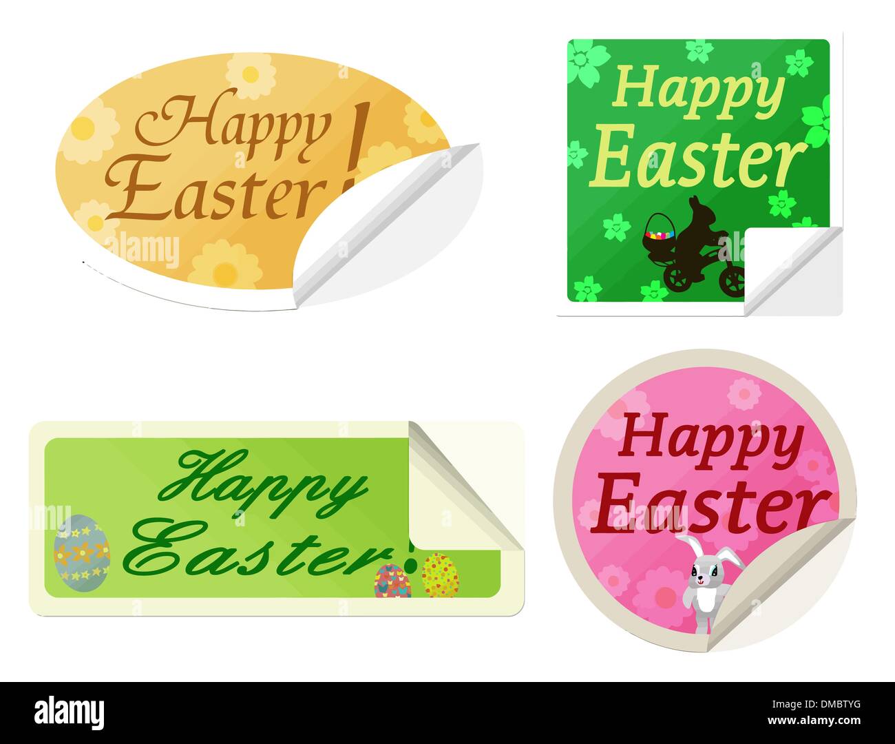 Happy stickers hi-res stock photography and images - Alamy