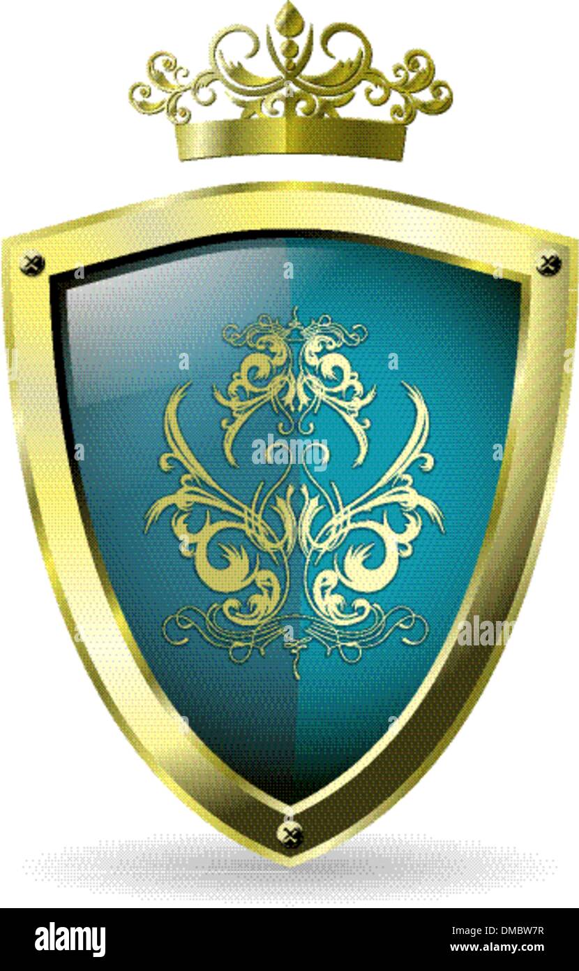 Shield With Crown High Resolution Stock Photography and Images - Alamy