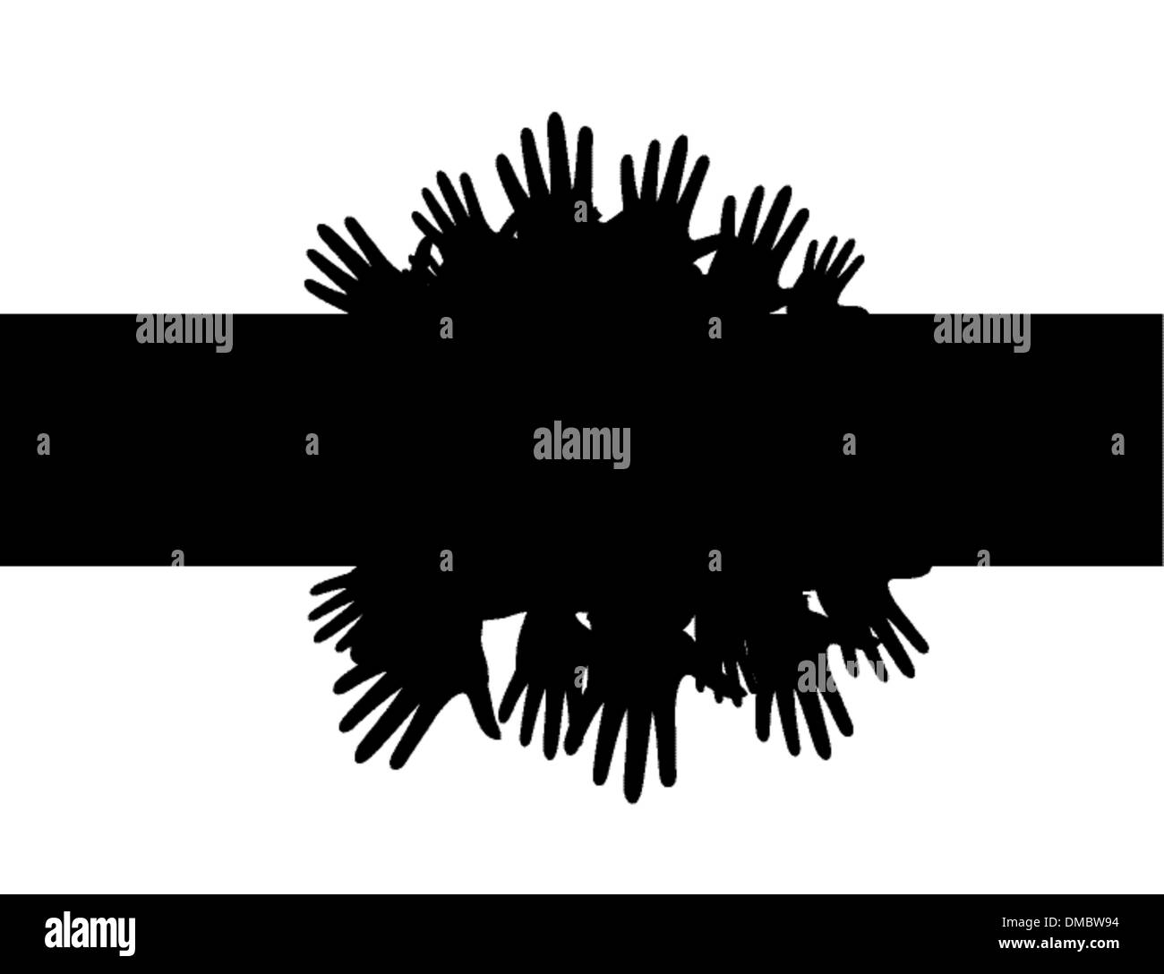 Frame of hands Stock Vector Image & Art - Alamy
