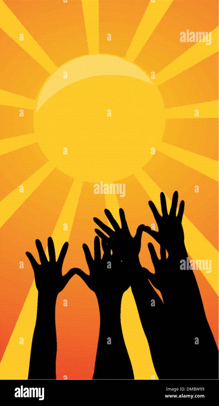 Person sun beam Stock Vector Images - Alamy