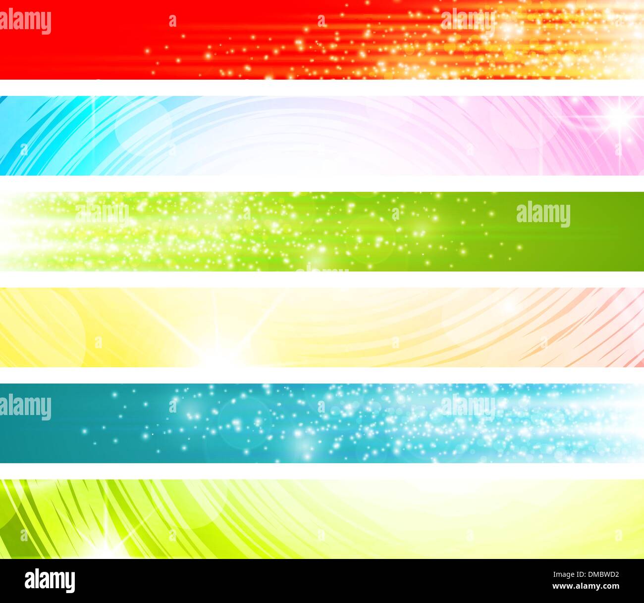 Set web blue advertising Stock Vector Images - Alamy