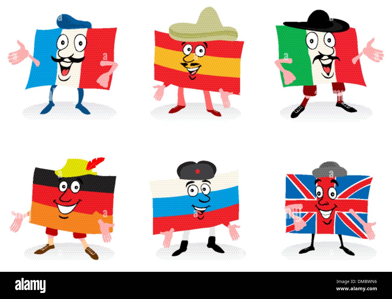 Icons of flags Stock Vector Image & Art - Alamy