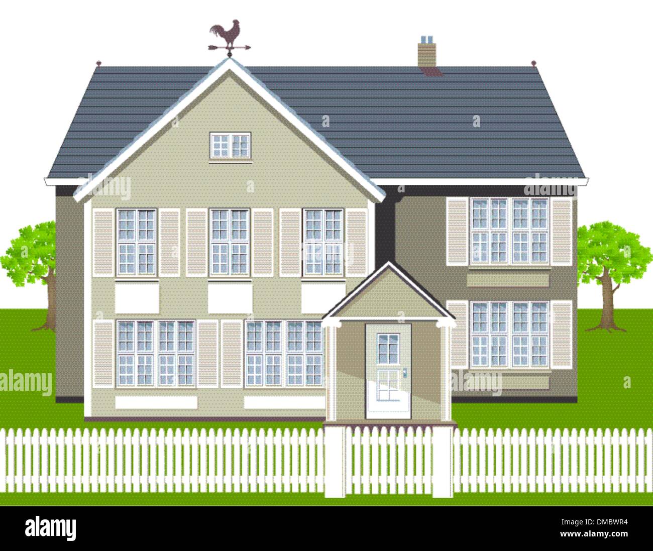 Townhouse Stock Vector Images - Alamy